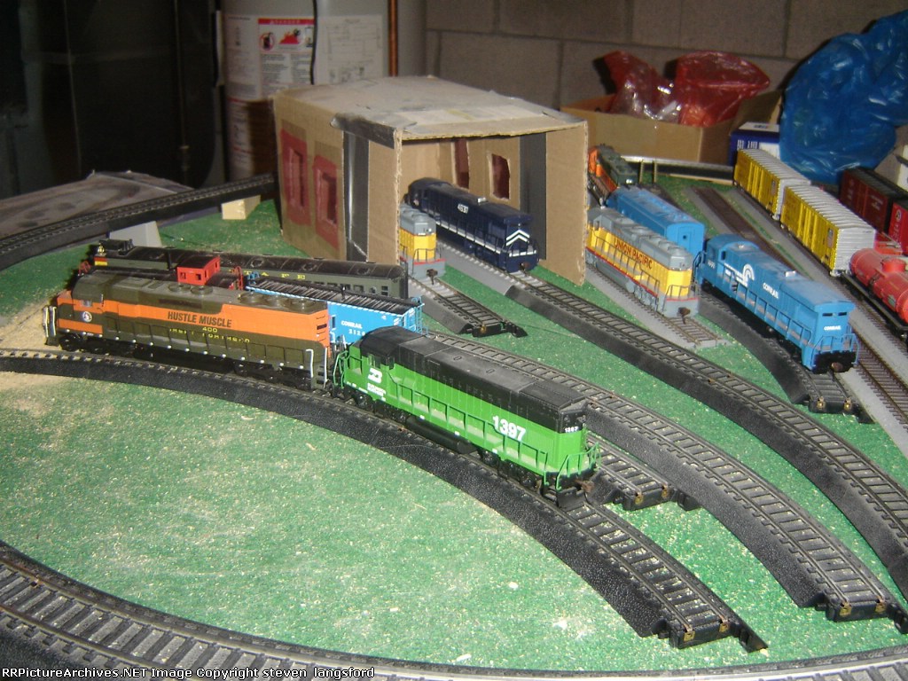 SITTING ON THE SHOP TRACKS